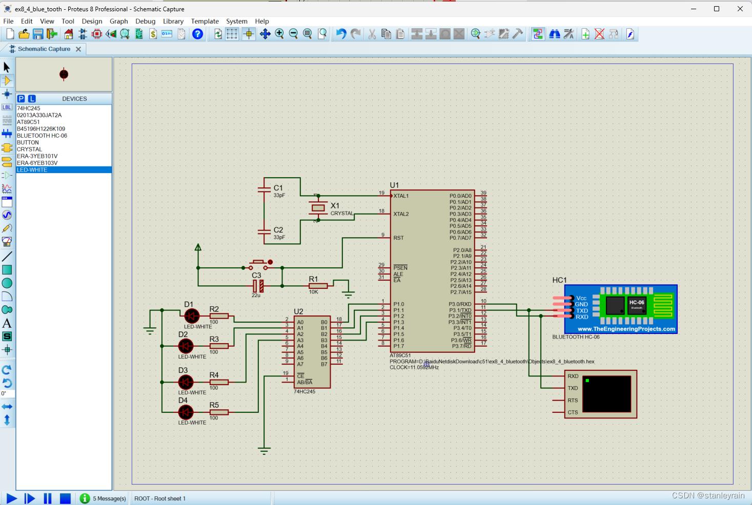 proteus如何仿真蓝牙hc05 - proteus相关 - Proteus8软件_Proteus软件